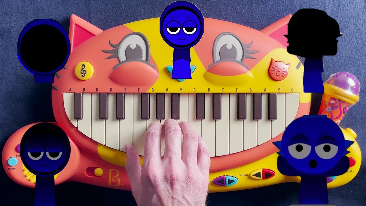 JEVIN THEME (INCREDIBOX SPRUNKI) / PHASE 1,2,3,4,5 & 6 ON A CAT PIANO ...