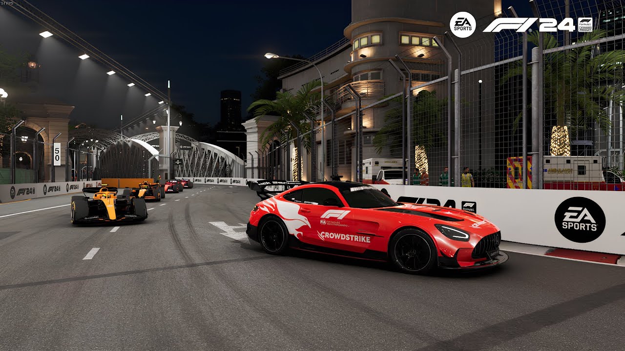 F124 SINGAPORE SAFETY CAR KELUAR SEBELUM FINISHH!!??! | F124 - YouTube