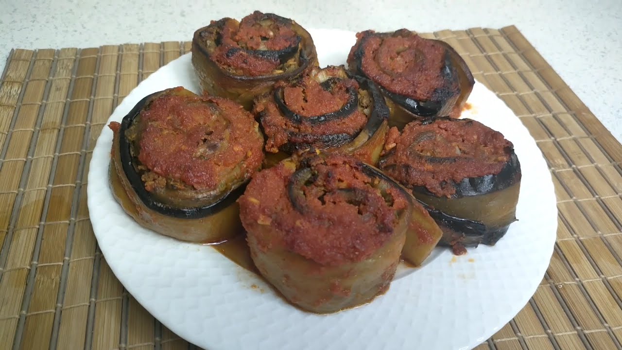 PATLICAN SARMA🍆🍆 LEZZETİNE DOYAMAYACAKSINIZ - YouTube