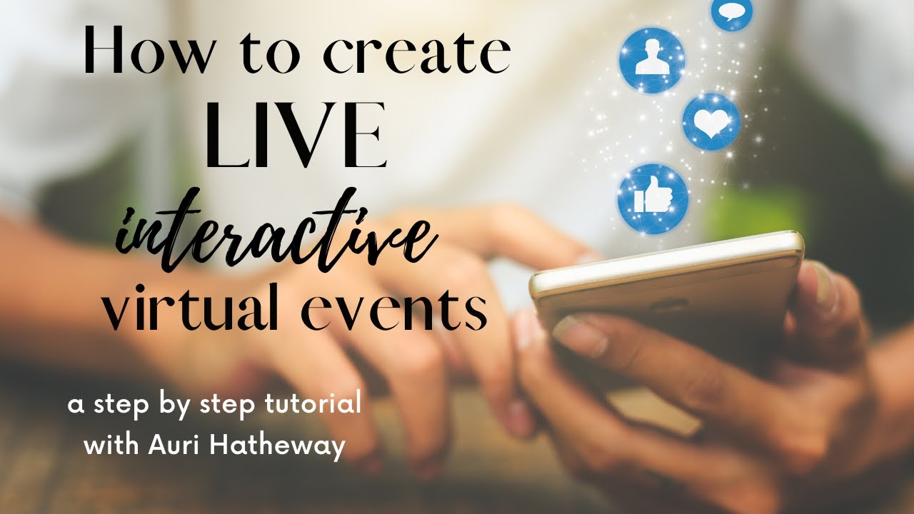 Creating LIVE interactive Virtual Events - YouTube