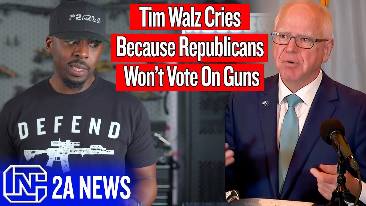 Tim Walz Throws a Tantrum Over Republicans Blocking His Gun Ban - YouTube