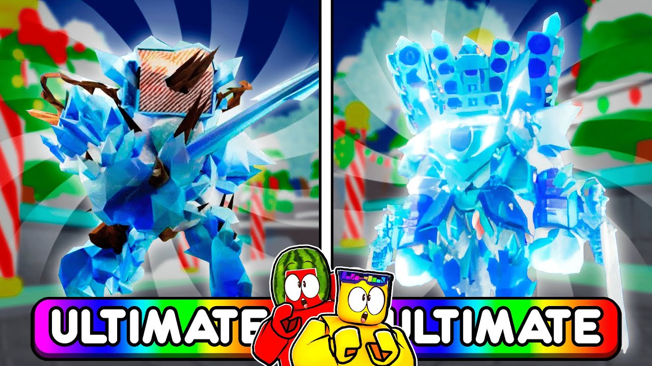 Frost Titan ULTIMATE vs Glacier TV Man ULTIMATE in Toilet Tower Defense ...