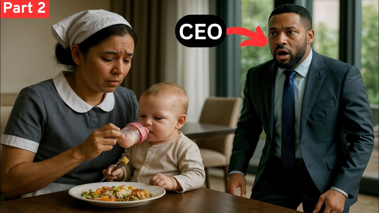 The Maid Was Feeding Her Baby Leftovers — Until the CEO Walked In and ...