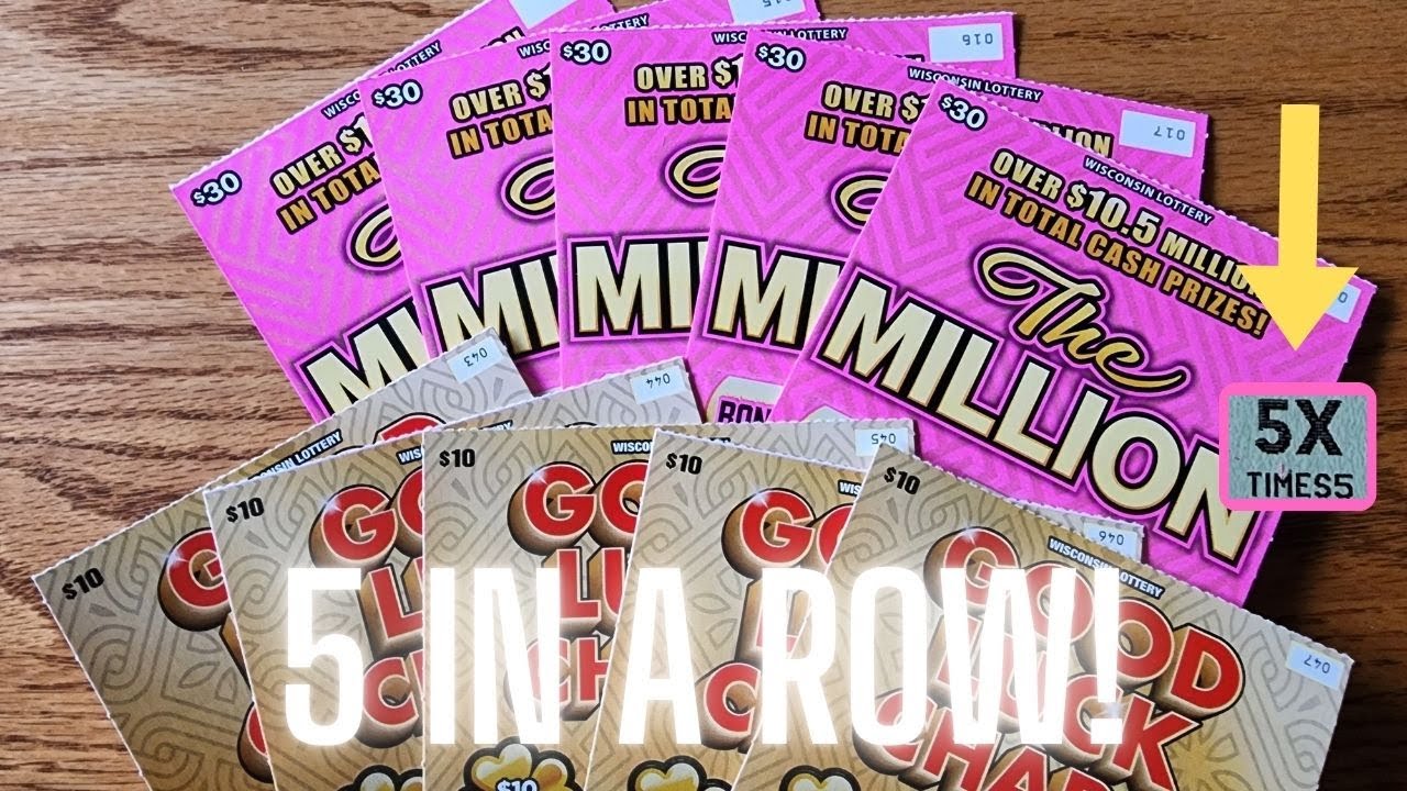 5 in a Row! | Winning Session | WI Lottery Scratchers! - YouTube