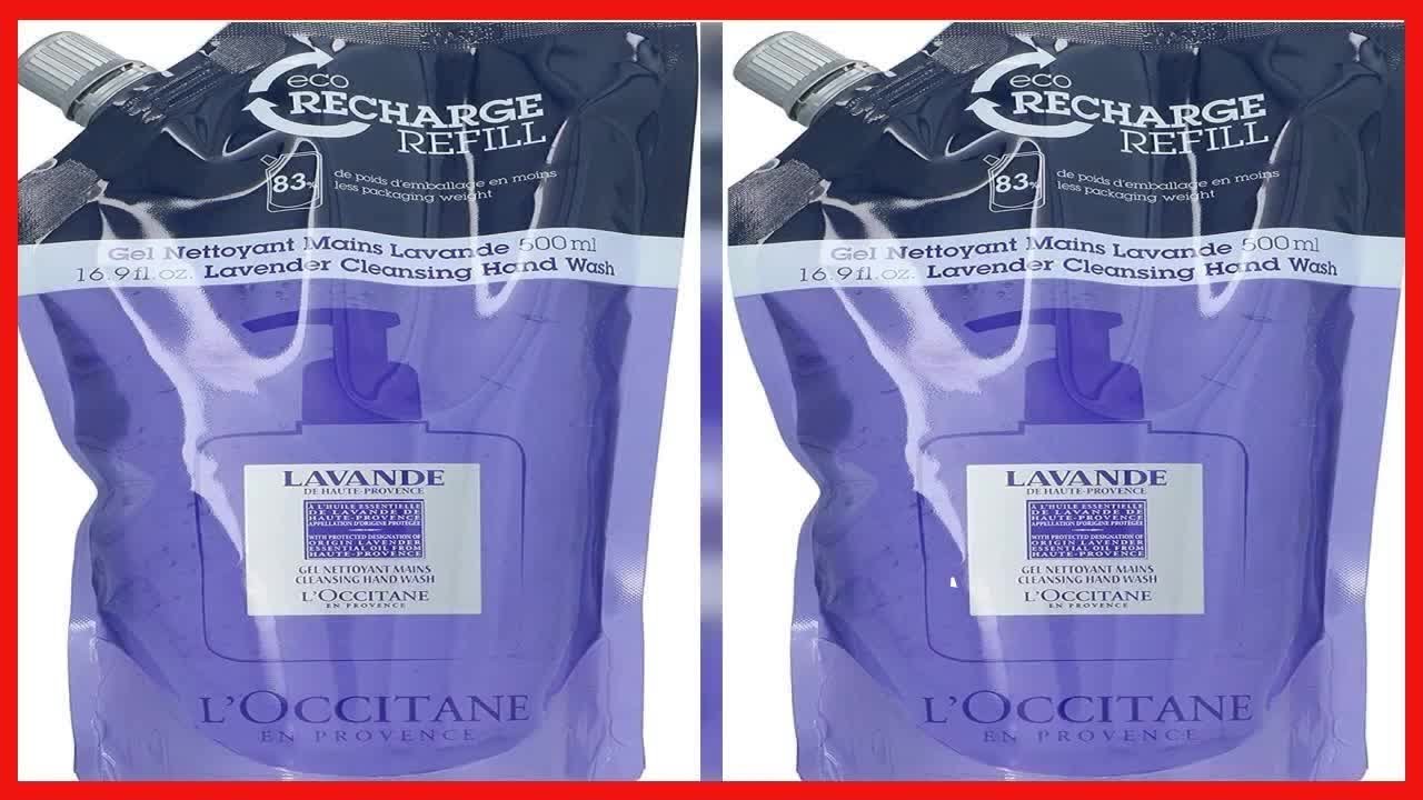 L'Occitane Lavendar Cleansing Hand Wash Refill, 16.9 Fl Oz (Pack of 1 ...