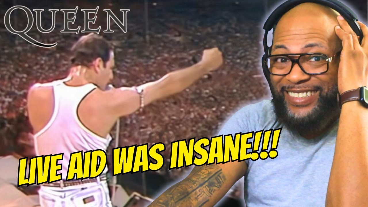 Queen’s Live Aid 1985 | REACTION! 🔥 Iconic Rock Performance - YouTube