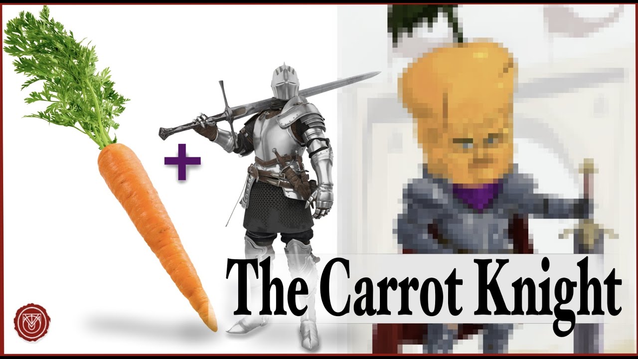 What If a Carrot Mixed with a Knight? Artist Draws Original Character ...