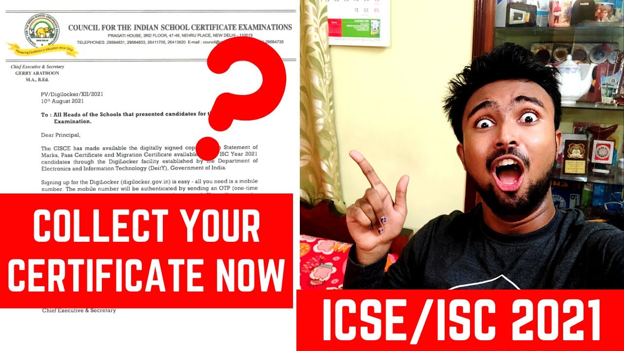 Now collect all your ICSE/ISC 2021 certificates from DIGILOCKER | CISCE ...