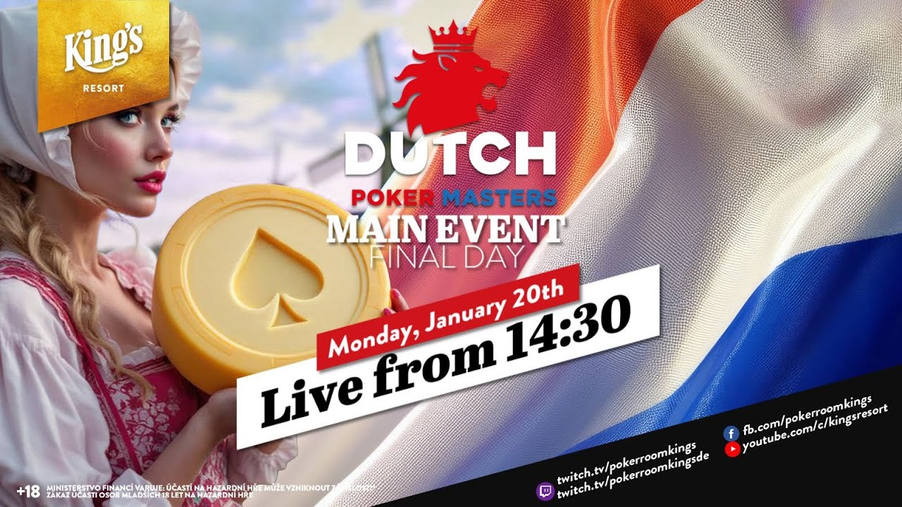 ♣️ Final Day of €225 Dutch Poker Masters powered by Pokerreis 👑 - YouTube