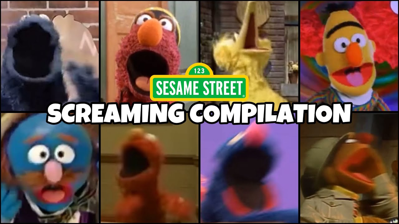 Sesame Street Screaming Compilation - YouTube