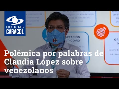 Polémica por palabras de Claudia López sobre venezolanos: dicen que así “se lava las manos”