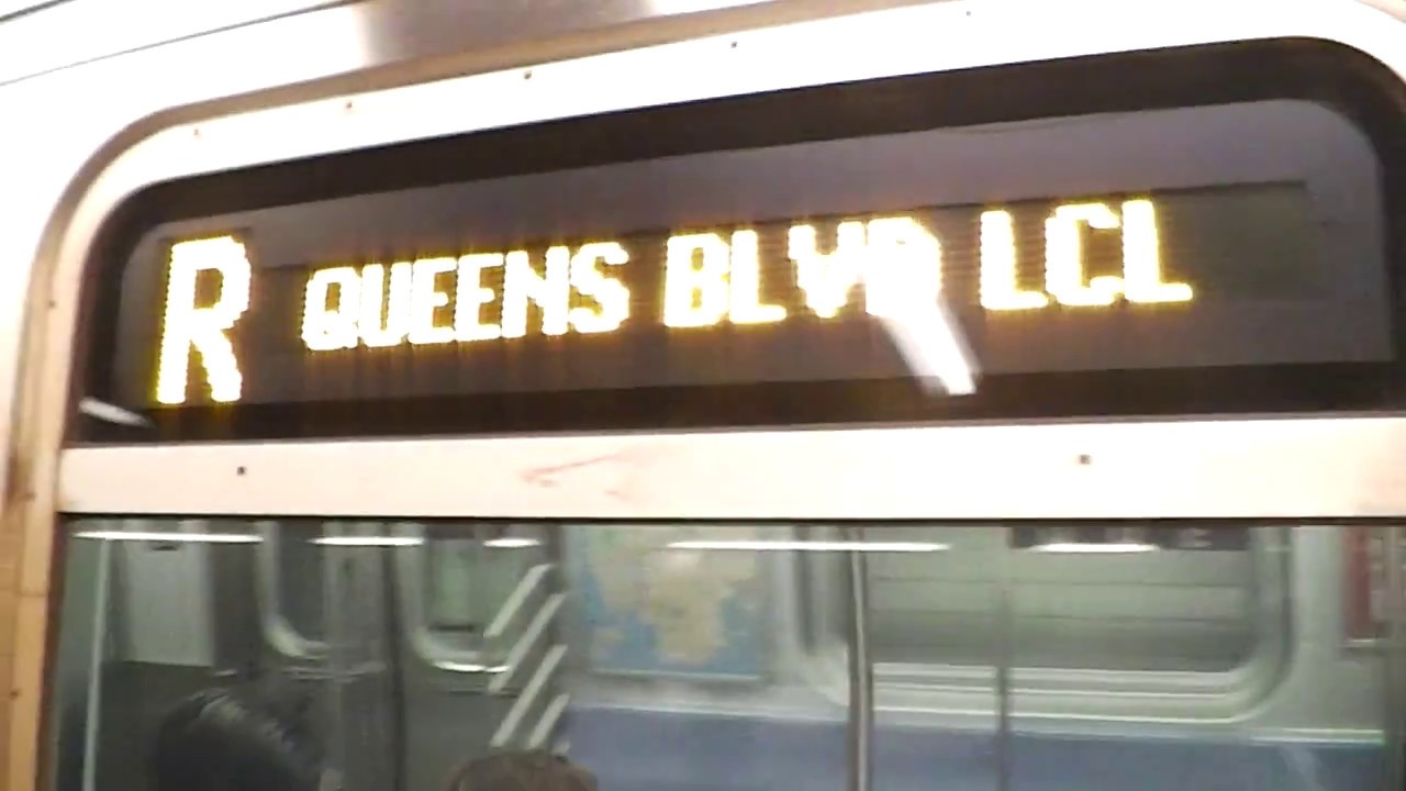 IND Queens Boulevard Line: R160A/R160B Alstom R Trains@Queens Plaza ...