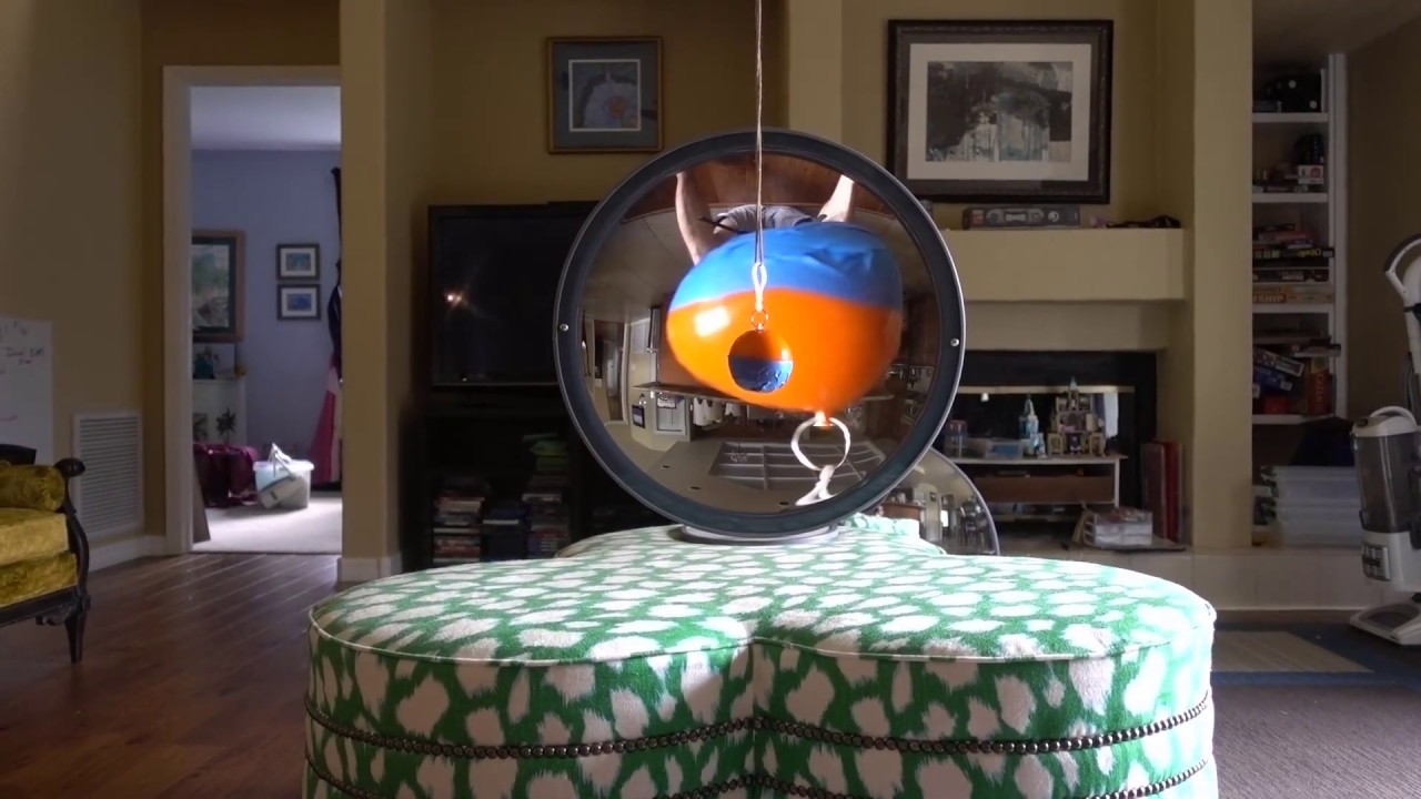 At Home Science: Concave Mirror and a Pendulum - YouTube