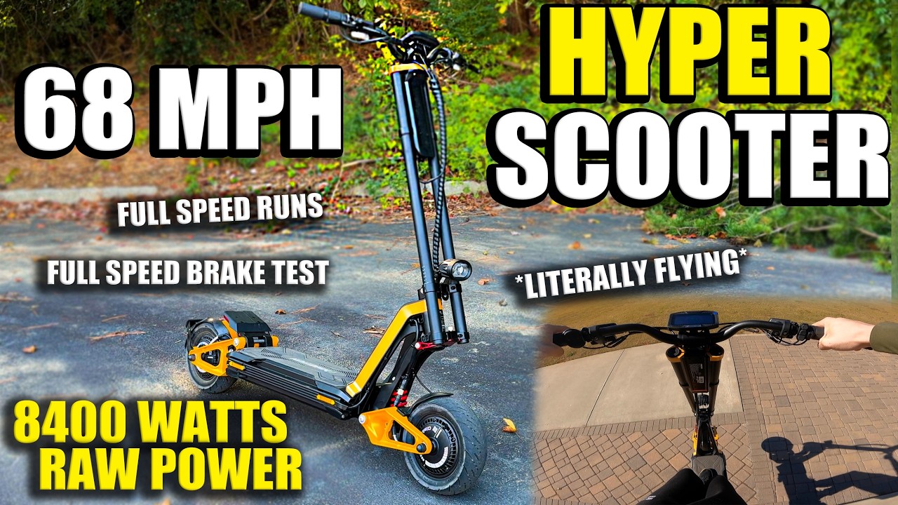I GOT A 68 MPH HYPER SCOOTER!?!? LITER BIKE OF SCOOTERS... Inmotion RS ...