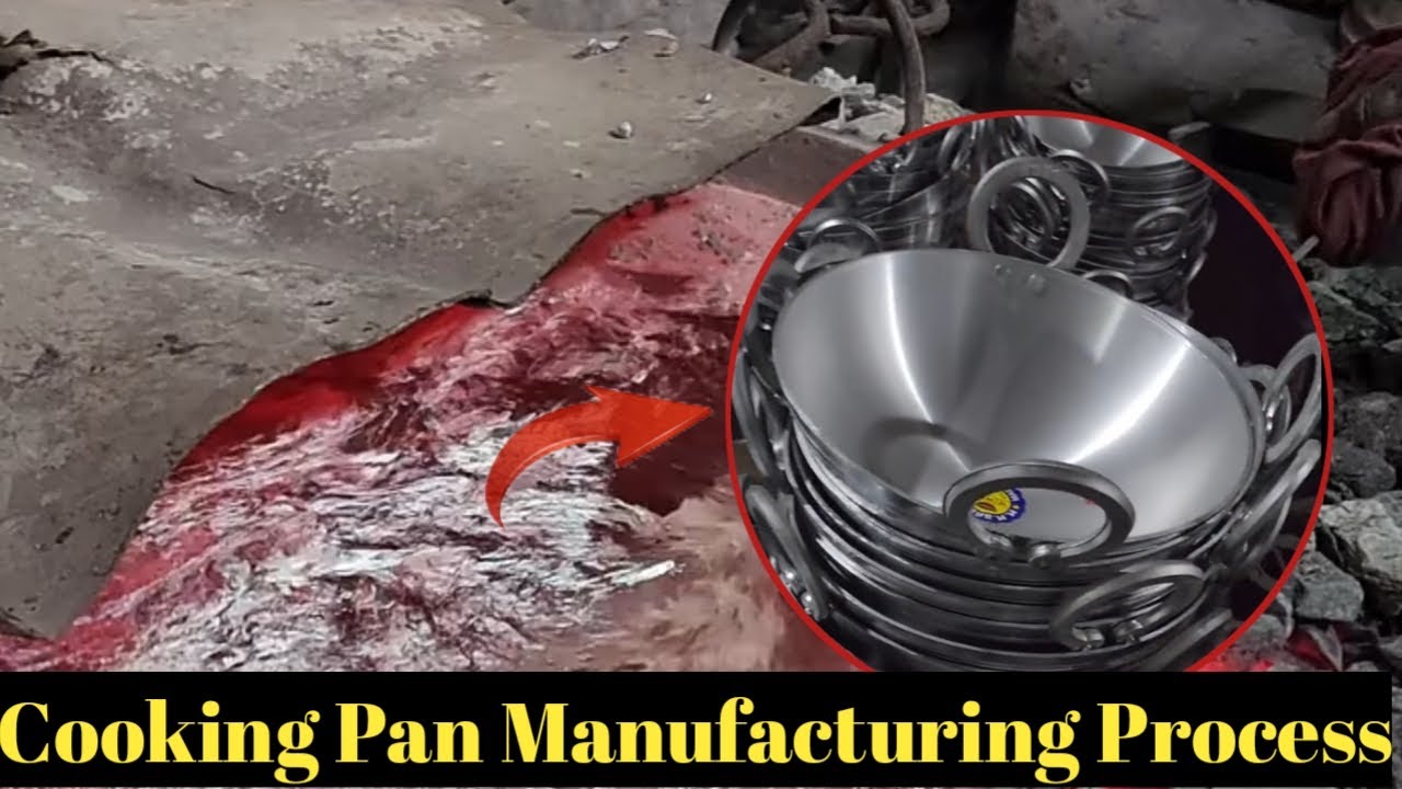 Amazing Cooking Pan Manufacturing Process From Wastage Aluminium - YouTube