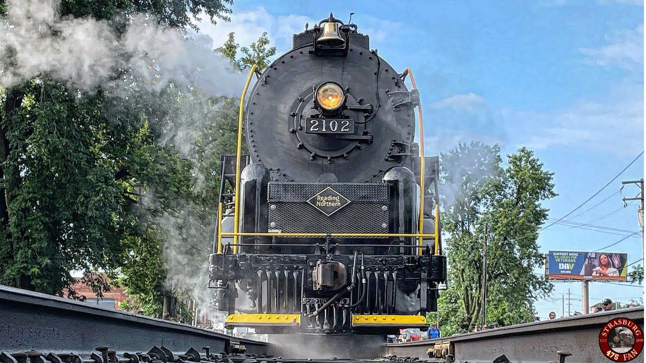 Steam Locomotives Running Over Cameras Compilation - YouTube