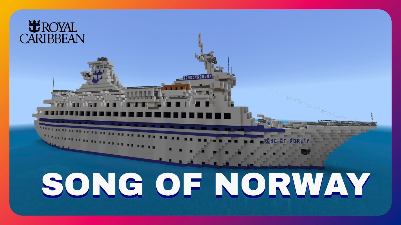MS Song of Norway (1970) - [Minecraft Cruise Ship Build] - YouTube
