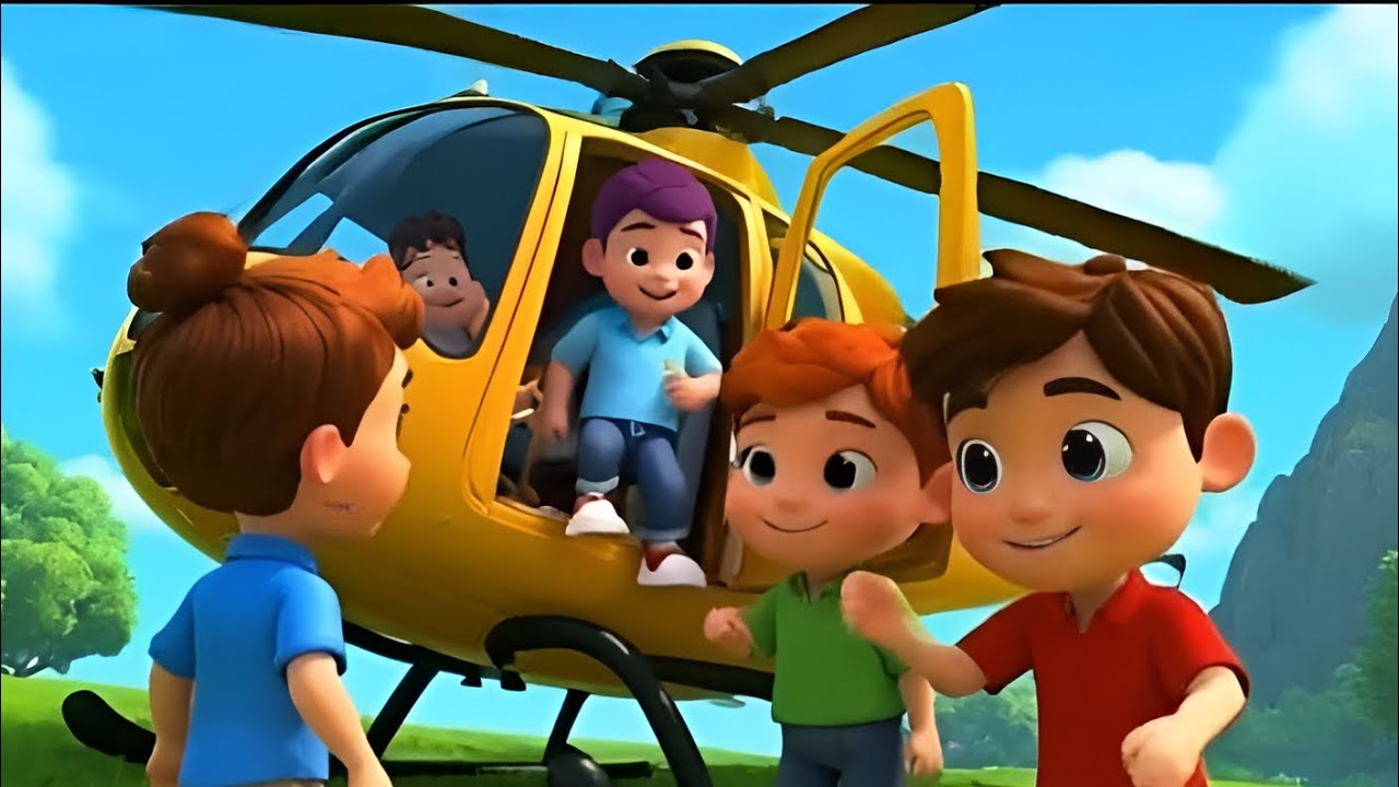 The Helicopter Ride 🚁 | Kids Song | Baby Nursery rhymes and kids Poem 🫠 ...