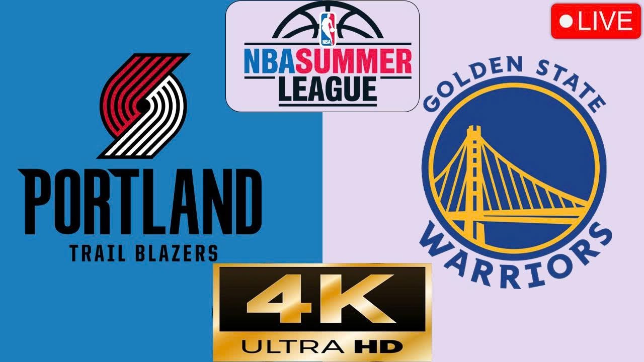Portland vs Golden State LIVE ON ESPN 4K | NBA 2K26 Summer League | NBA ...