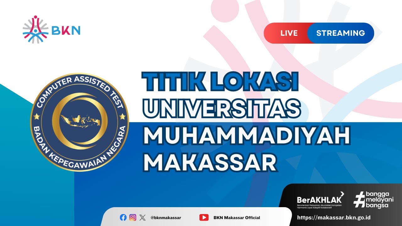 LIVE SCORE SKD CPNS T.A 2024 - SESI 1 TGL 09/11/2024 - UNIVERSITAS MUHAMMADIYAH MAKASSAR - YouTube