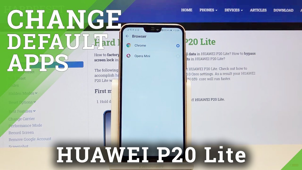 How to Change Default Apps in HUAWEI P20 Lite – Manage Default Apps ...