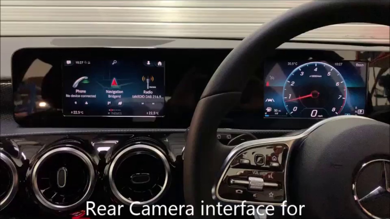 MERCEDES FRONT & REVERSE CAMERA - MBUX 2018 onwards - YouTube