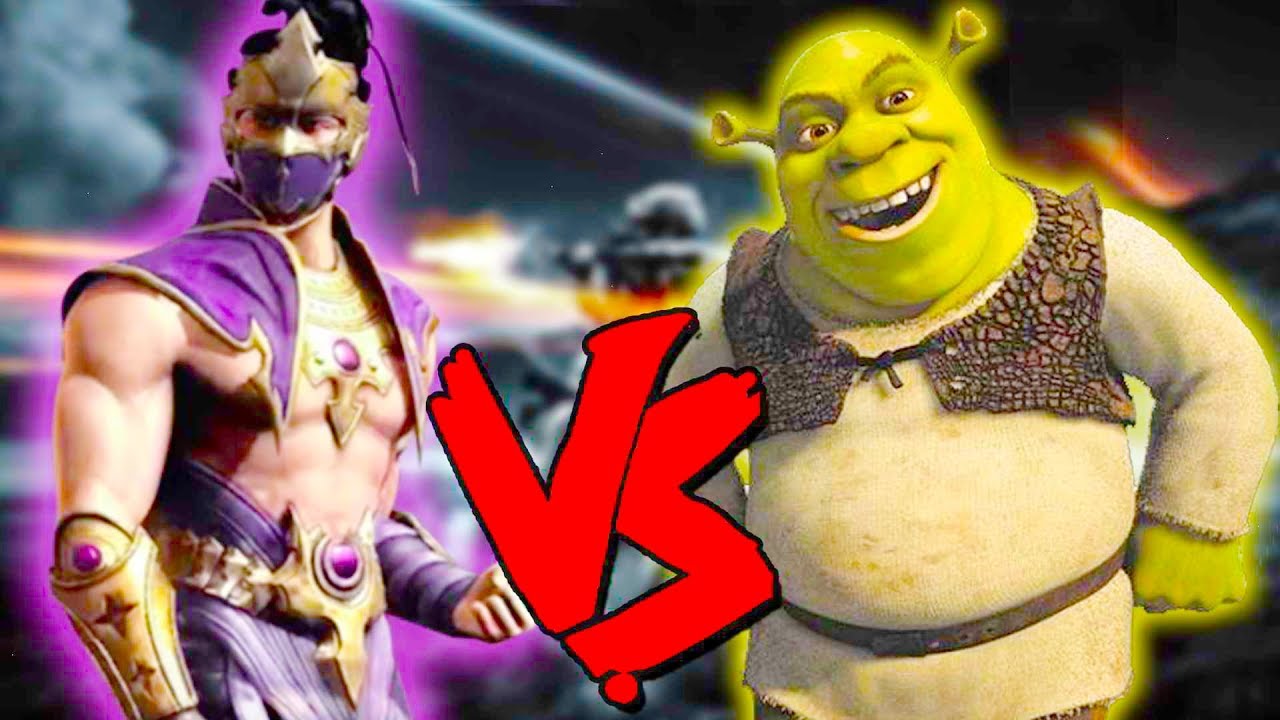 Rain Vs Shrek Army - Epic Battle - Mortal Kombat Costume Skin Mod - YouTube