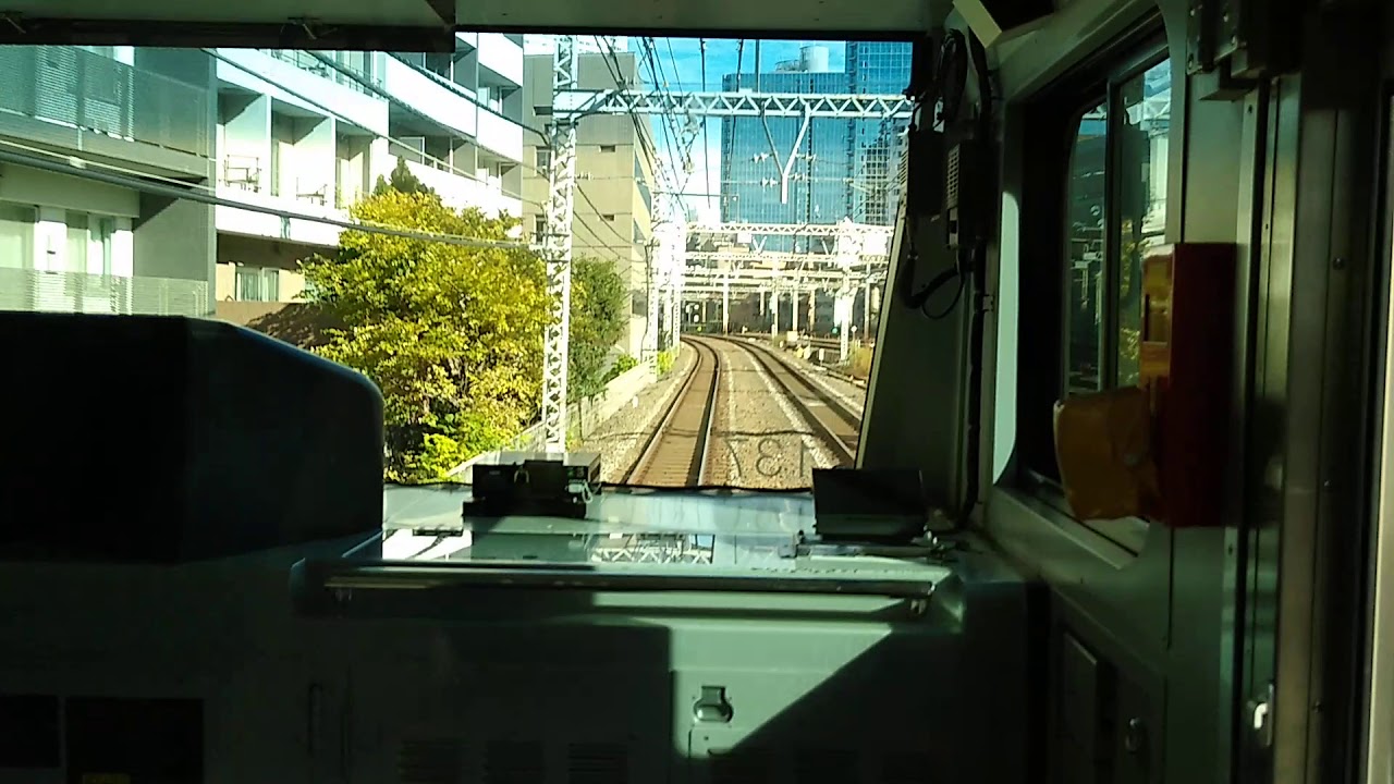 Tokyo, Japan - Train Ride - Cab View #8 - YouTube