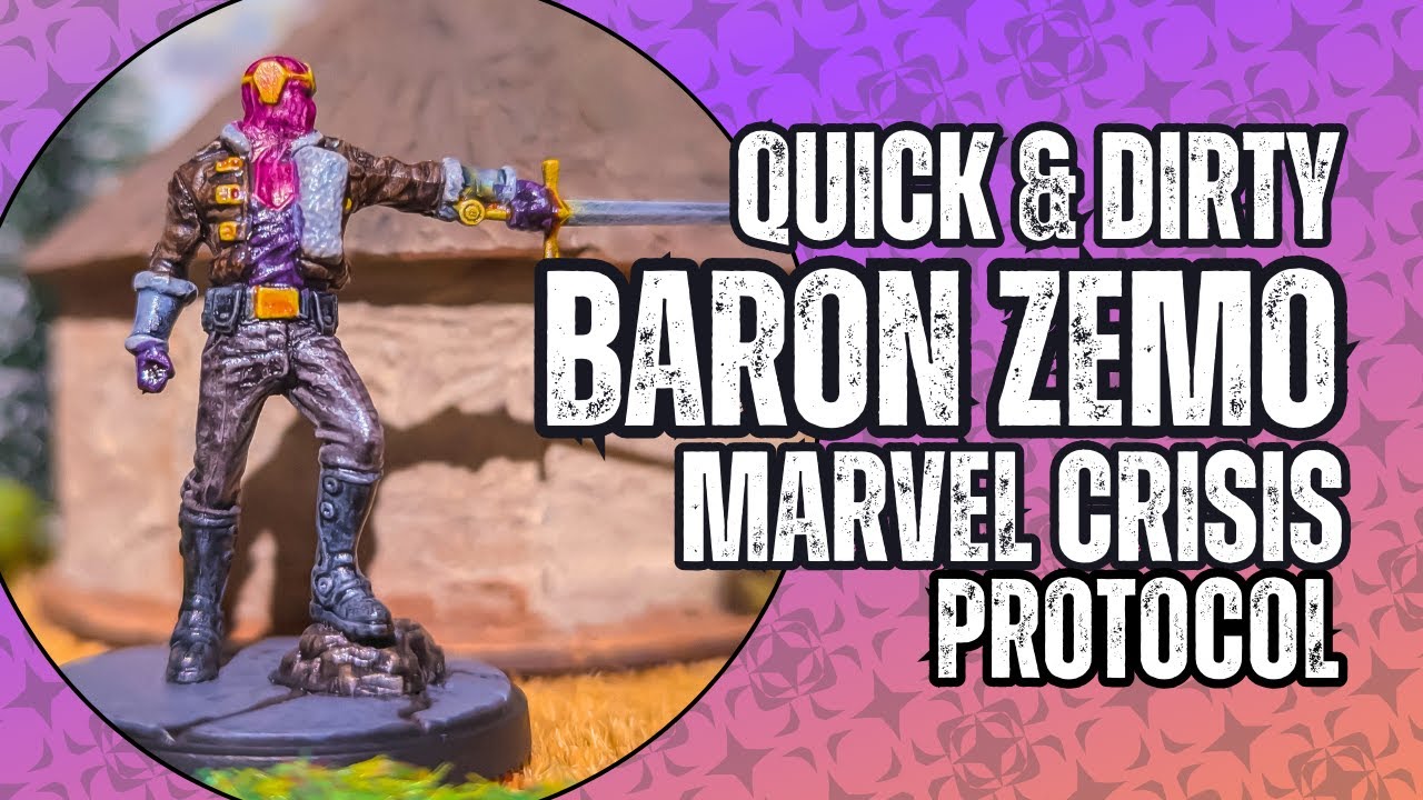 Painting Baron Zemo for Marvel Crisis Protocol - Lore & Rules Breakdown ...