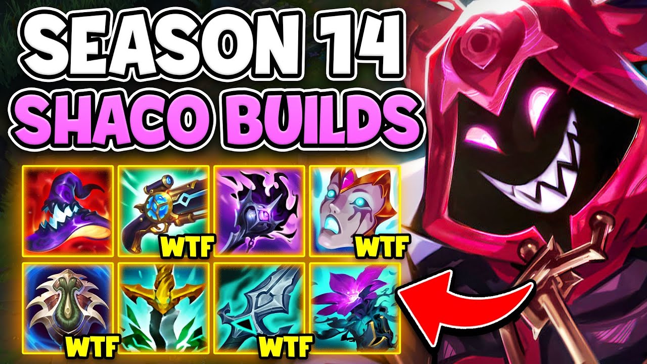 TRYING DIFFERENT SHACO BUILDS IN SEASON 14! (THE SHACO MOVIE) - YouTube