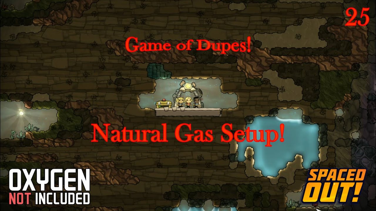 Oxygen Not Included - Natural Gas Setup! - YouTube