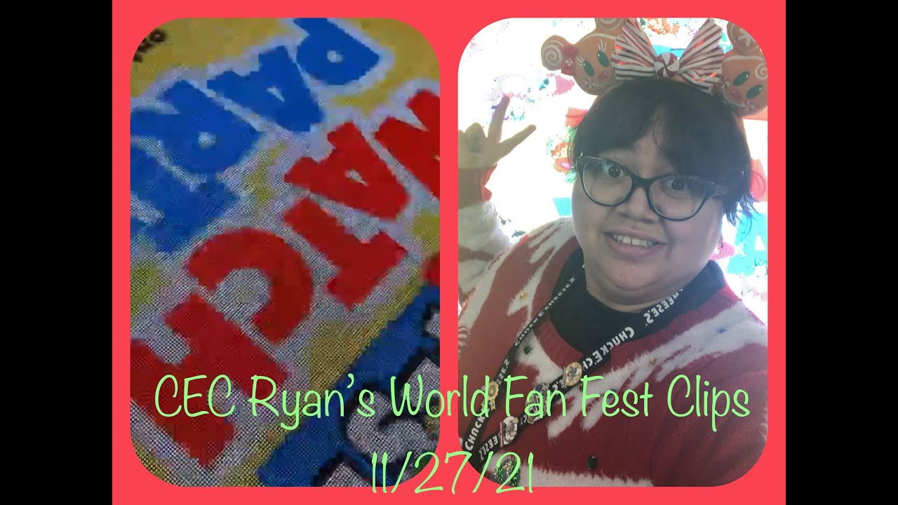 CEC Ryan's World Fan Fest Watch Party Clips - YouTube