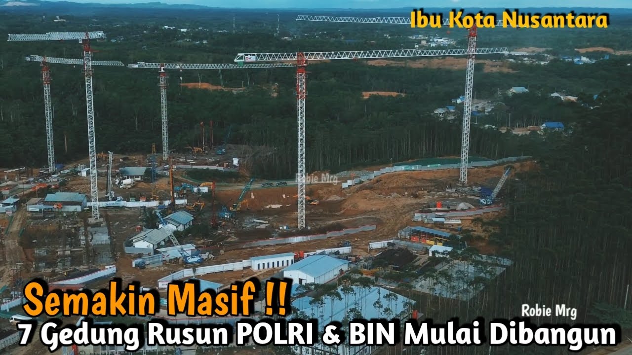 IKN Terkini ‼️ Update Pembangunan 7 Gedung Rusun POLRI & BIN - YouTube