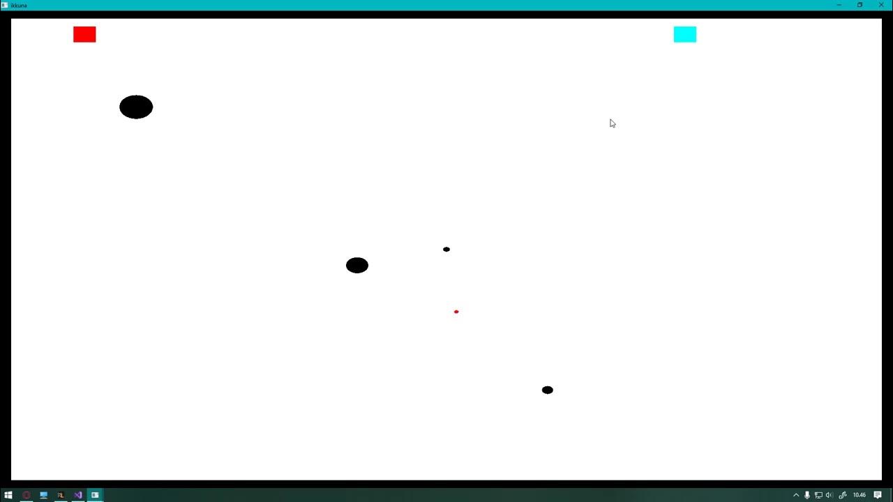C++ , SFML , Elastic collision, Projectile motion - YouTube