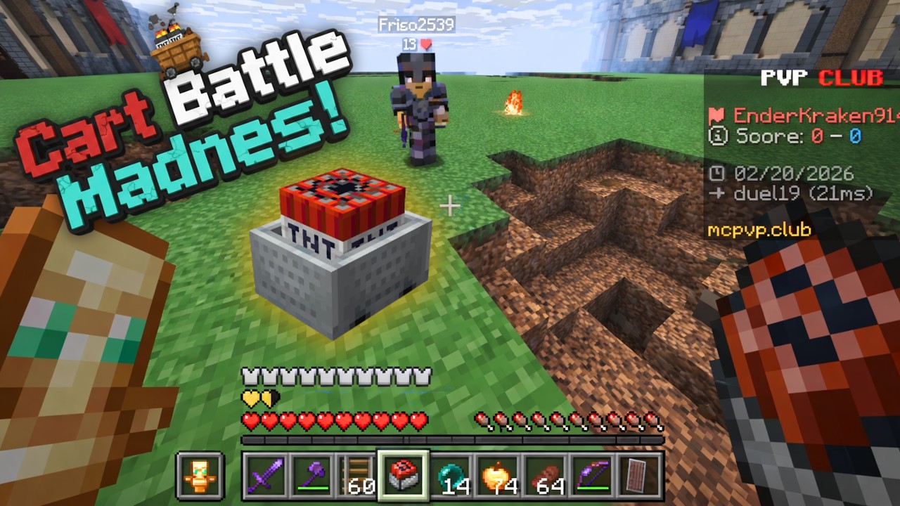 Minecraft CART PVP Guide: How to Dominate PvP Club (1.21+) - YouTube