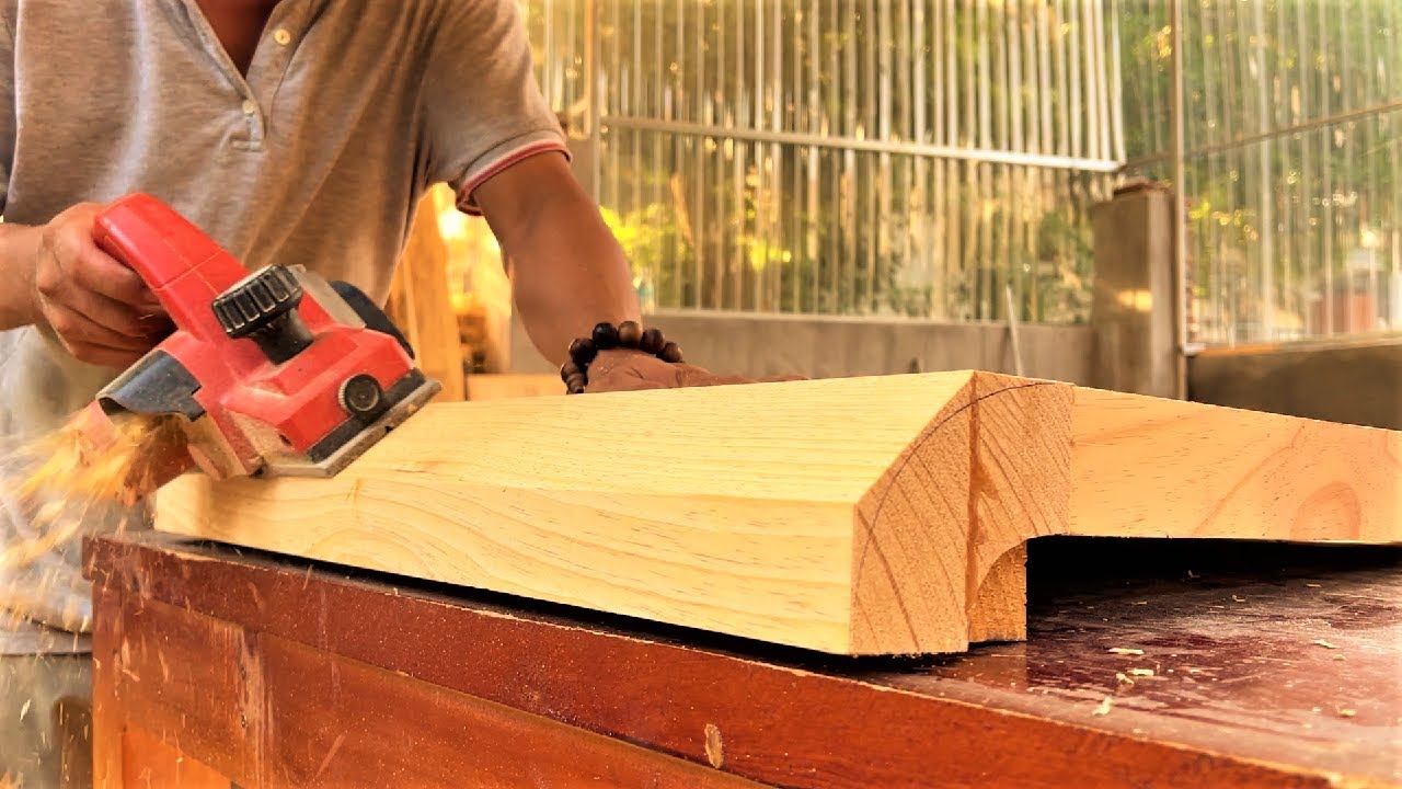 Curved Wood Processing Technique Of A Good Carpenter // Luxury Table ...