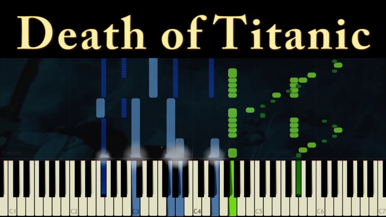 James Horner - Death of Titanic (OST "Titanic") [piano tutorial + sheet ...