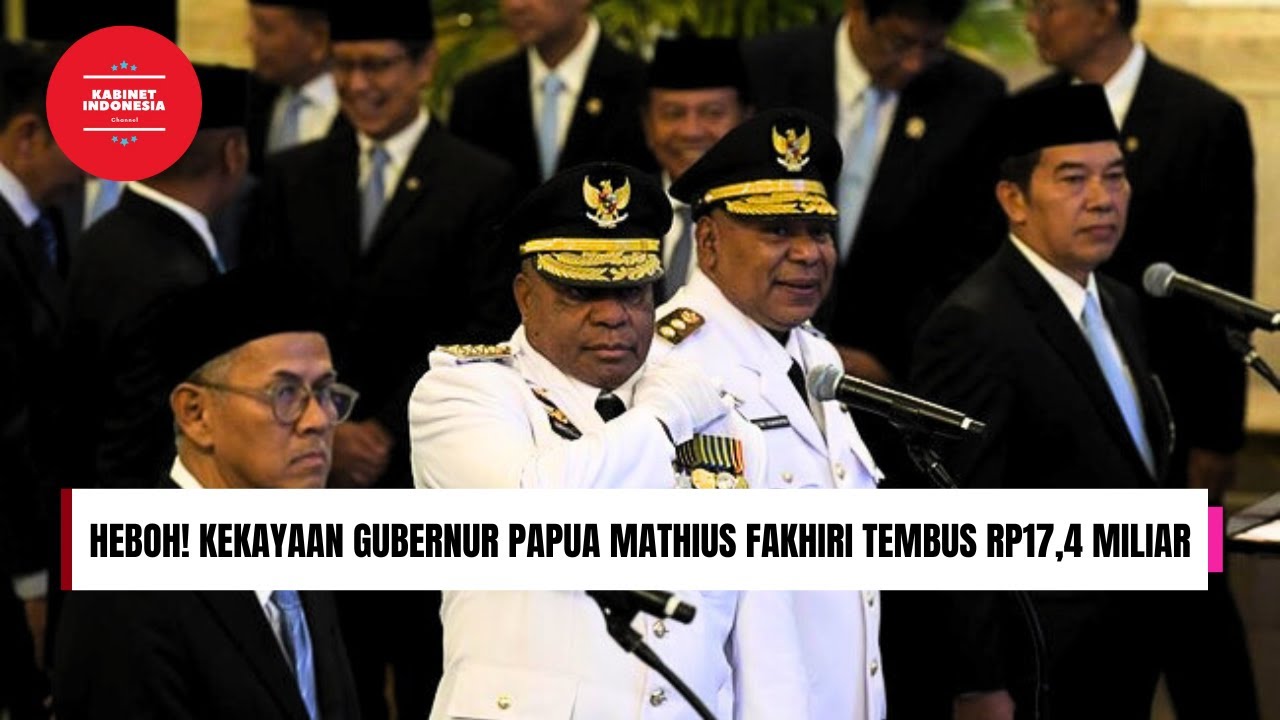 Terungkap! Gubernur Papua Mathius Fakhiri Miliki Aset Rp17,4Miliar ...