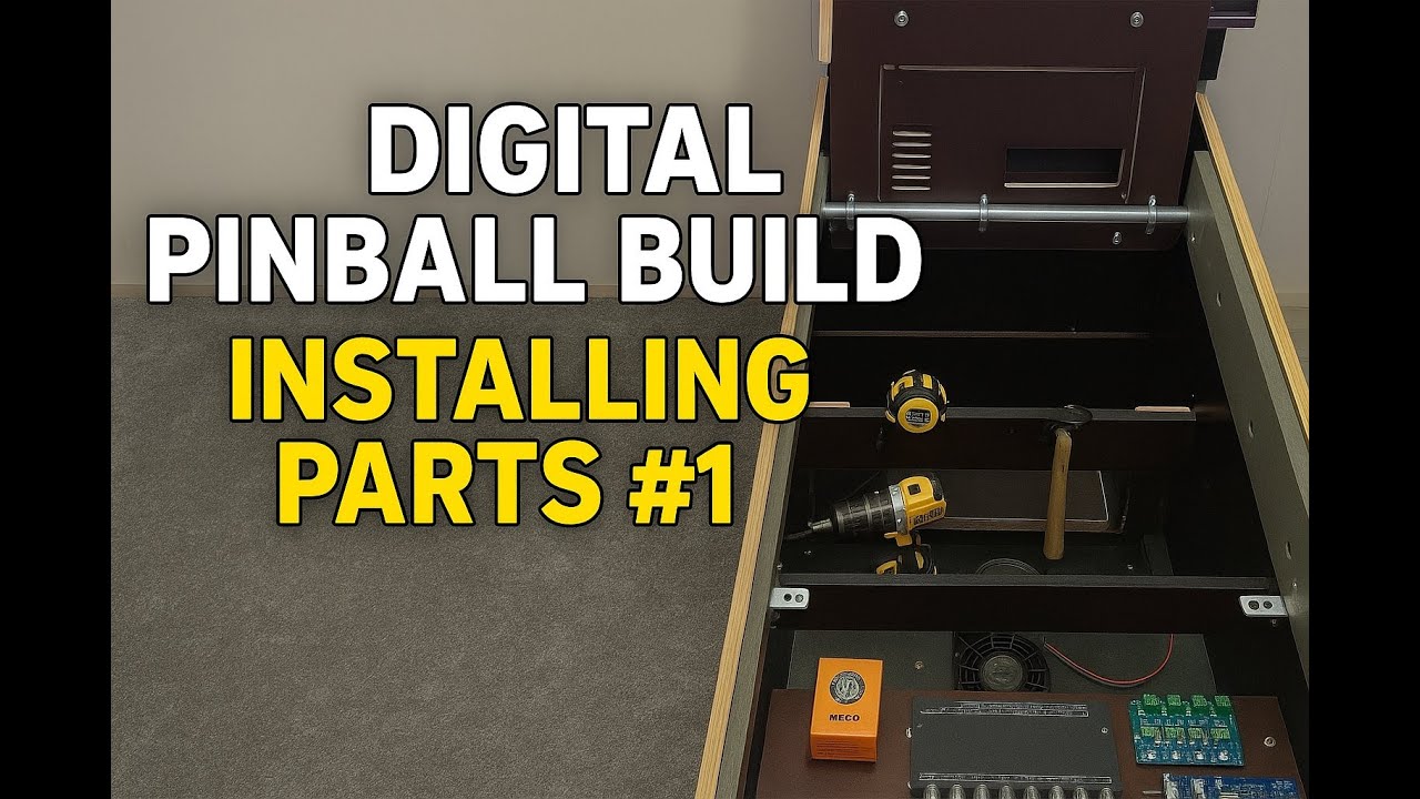 Digital pinball build, parts install #1 - YouTube