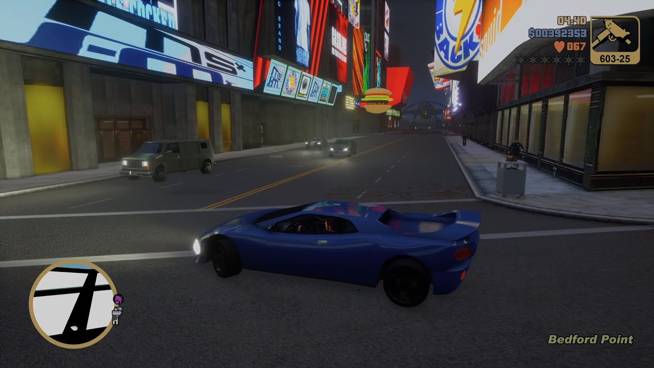 TImes Square in Grand Theft Auto III The Definitive Edition - YouTube