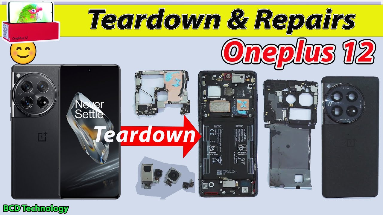 🛠 TearDown & Repairs : Oneplus 12 🛠 Unveiling the Inside Out - A Tech ...