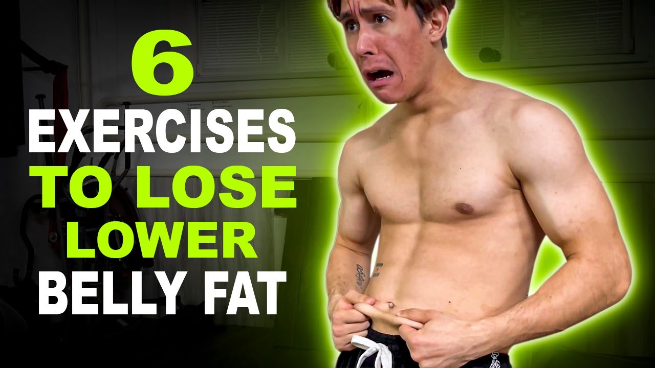 6 EASIEST EXERCISES TO LOSE LOWER BELLY FAT - YouTube