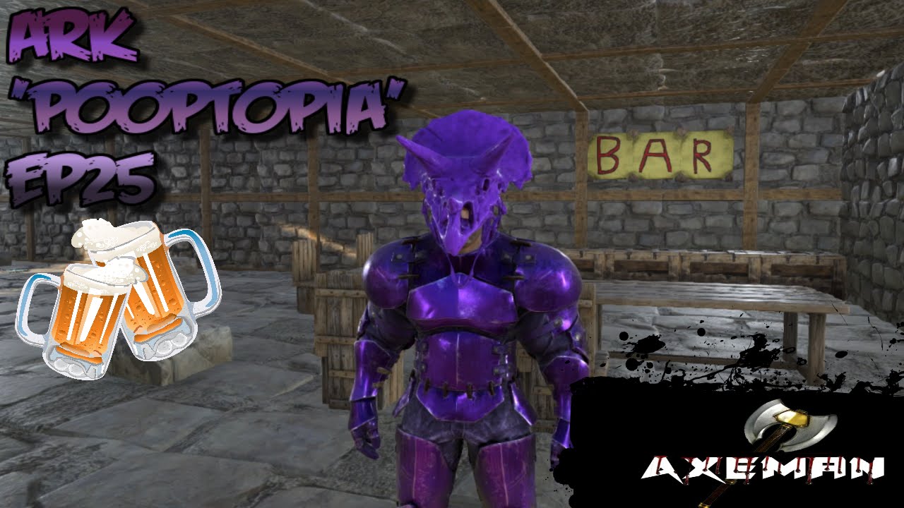 ARK:Survival Evolved-EP25 BUILDING THE BAR - YouTube