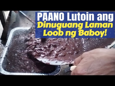 Paano LUTUIN ang Masarap na Dinuguang Laman Loob ng Baboy! - YouTube