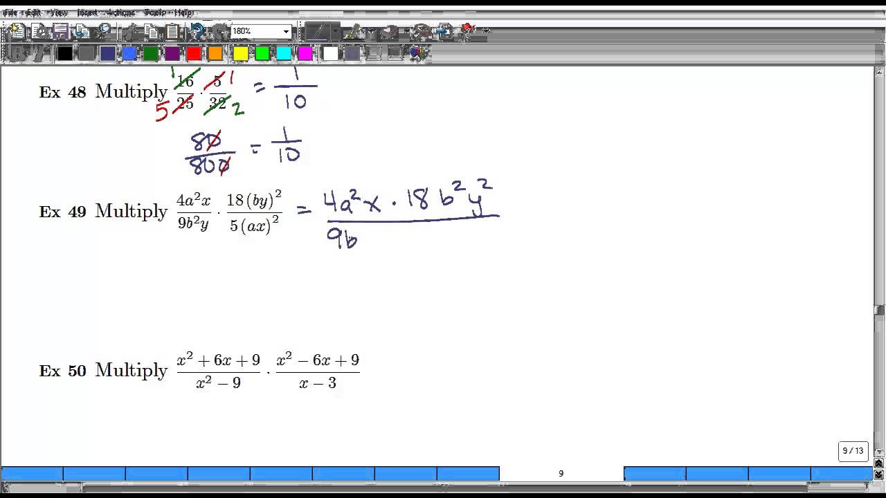 Tech Math 3: Section 2.6a - YouTube