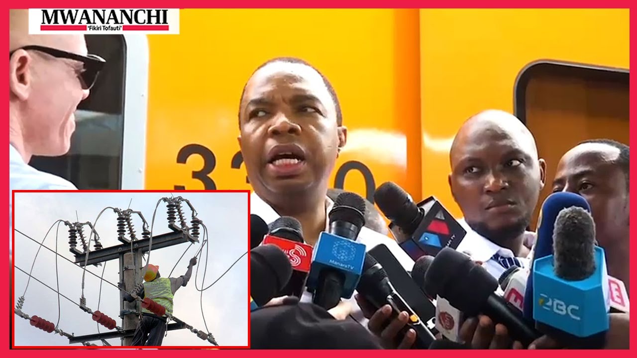 Kadogosa: Ondoeni hofu kukatika umeme treni ya SGR - YouTube