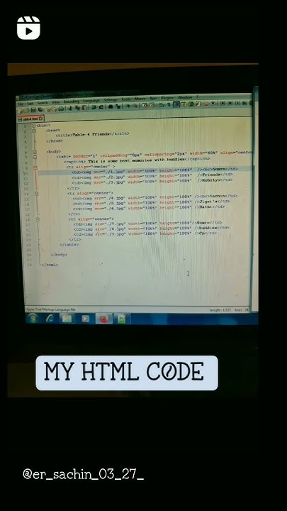 My Html Cord Vs My Html File Html Html5 Htmltutorial Css Css3 Friends Trending Shorts