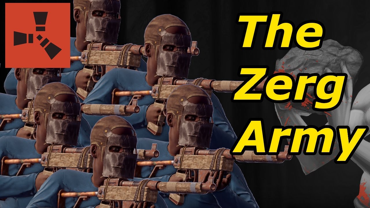 The Zerg Army - Rust Solo Survival #5 - Mr Bare S1 - YouTube