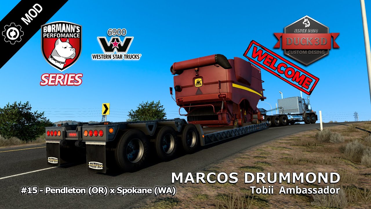 Bormann's Performance - Western Star 6900 + Duck3D Modding (WELCOME!) - TKM1 Trail King Trailer ...