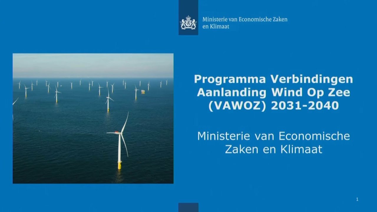 Webinar VAWOZ 2031 - 2040 Verbindingen Aanlanding Wind Op Zee - YouTube